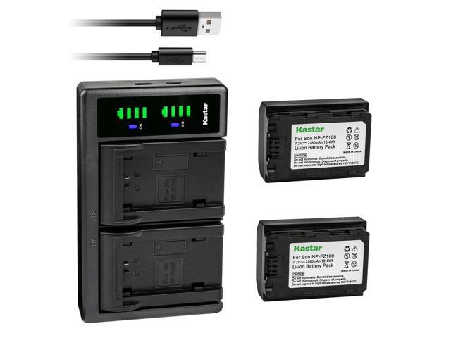 Kastar 2 Pack Np Fz100 Rechargeable Battery And Ltd2 Usb Charger