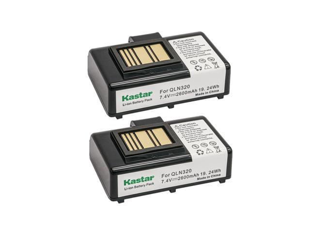Kastar Battery 2-Pack Replacement for Zebra QLN220, QLn220HC, QLN320 ...