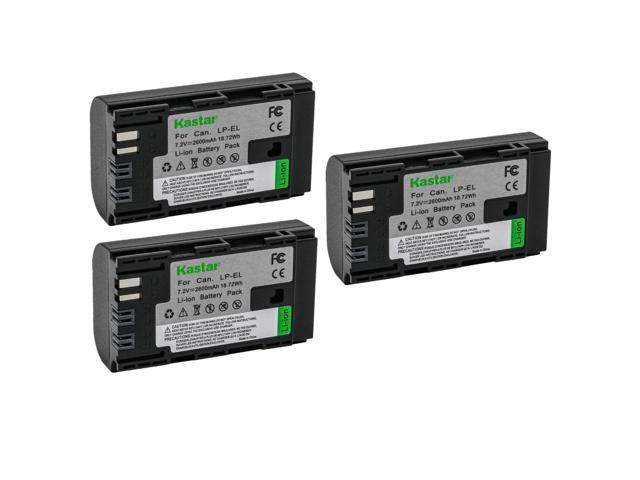 Kastar LPEL Fully Decoded Battery Replacement for Canon LP-EL ...