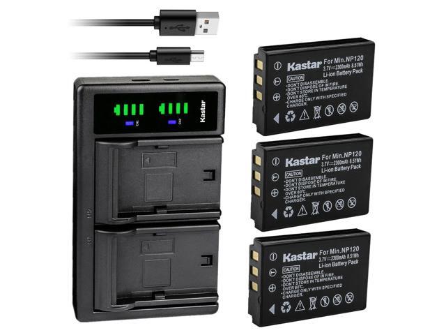 Kastar 3-Pack Battery and LTD2 USB Charger Compatible with Fieldpiece RLB2 Battery, Fieldpiece ...