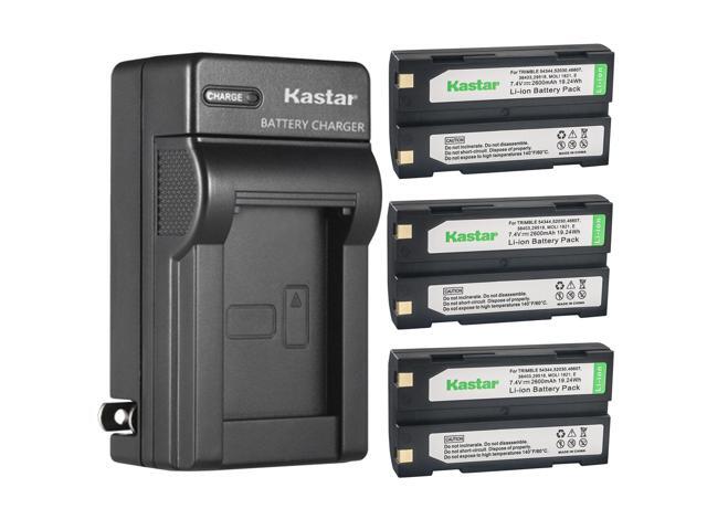 Kastar 3-Pack Ei-D-Li1 Battery and AC Wall Charger Replacement for MOLI 1821CEL, MOLI1821E1821E ...