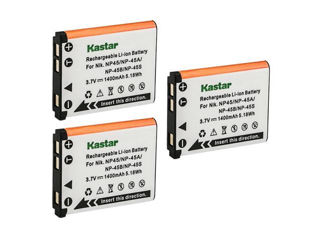 Kastar FNP-45 Battery 3-Pack Replacement for Fujifilm FinePix Z30 ...