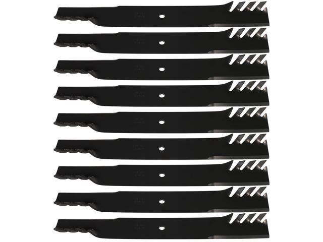 USA Mower Blades (9) CMB058BP Toothed High Lift Replacement Blade Fits ...