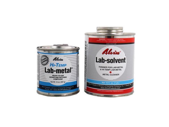Alvin 14 oz Lab Metal Hi Temp Repair & Patching Compound with Alvin 16 ...