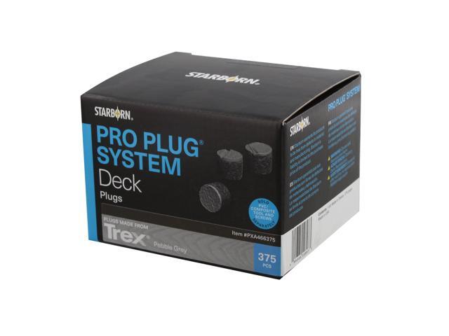 Pro Plug® PVC/Comp - Plugs 375 100 sf Trex® Pebble Grey - Newegg.com