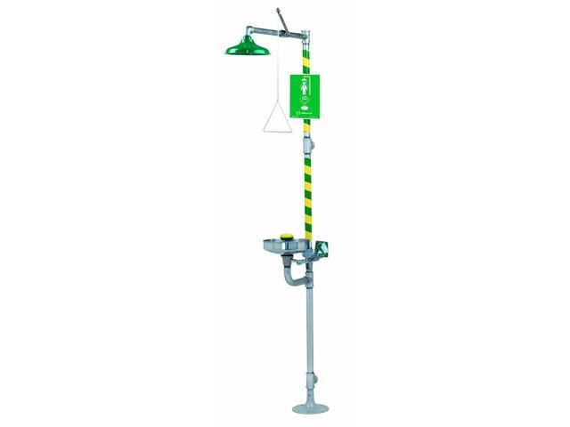 HAWS 8300-8309 Eyewash and Shower Station, Stainless Steel Bowl ...