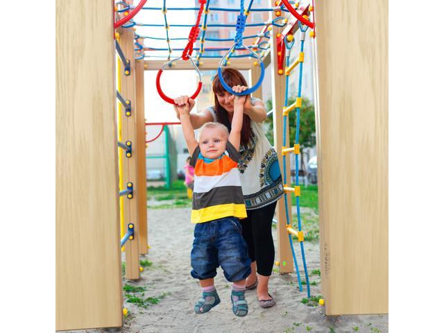 Get Out! Obstacle Course Rings - 7pc Colorful Ninja Line Gymnastic ...