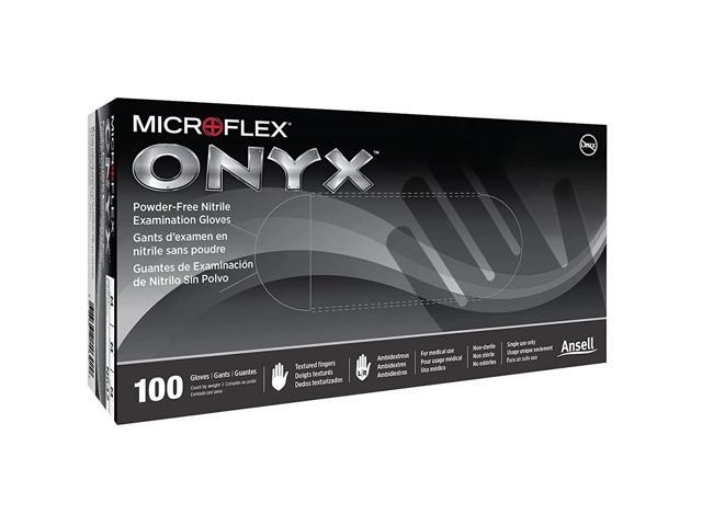 Microflex Onyx N64 Disposable Nitrile Exam Gloves for Automotive ...
