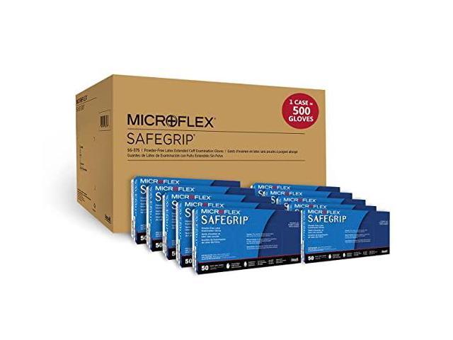 Microflex SafeGrip SG-375 Extra Thick Disposable Latex Gloves for Life ...