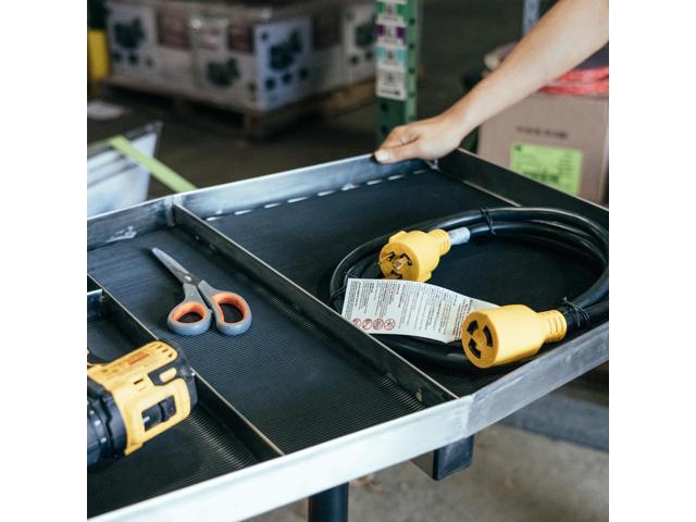 BISupply Rolling Tool Tray - Expanding Automotive Tool Carts on Wheels ...