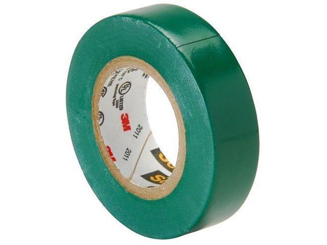 3M 10265 Scotch Green Color Coding Electrical Tape 35 1/2 Inch, 0 to ...