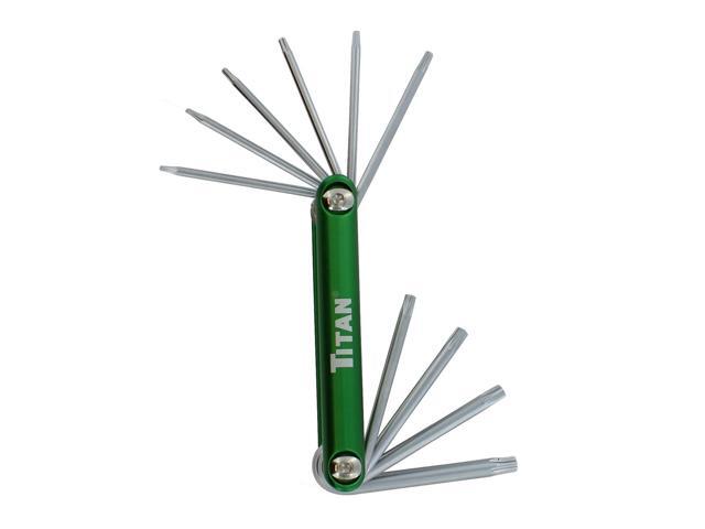 Titan 12710 10-Piece Green Torx Tamper Resistant Star Key Set - Newegg.com