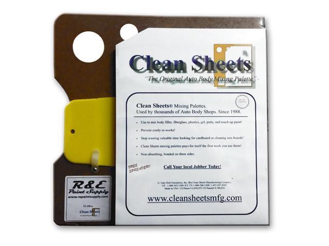 CS 100, Clean Sheets, Auto Body, Mixing Board Tear-Off Quick-Mixing ...