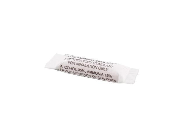 First Aid Only H5041-AMP Ammonia Inhalant Ampoules, 100 Per Box - Newegg.com