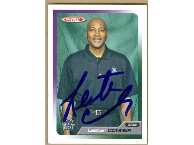 Autograph Warehouse 19286 Lester Conner Autographed Basketball Card ...