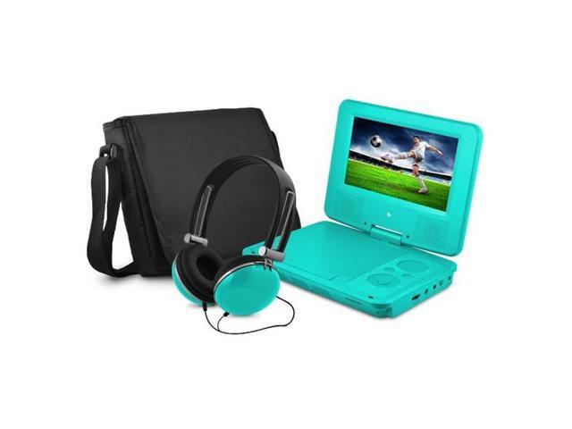Ematic EPD707TL 7-Inch Portable DVD Player with Matching Headphones and ...