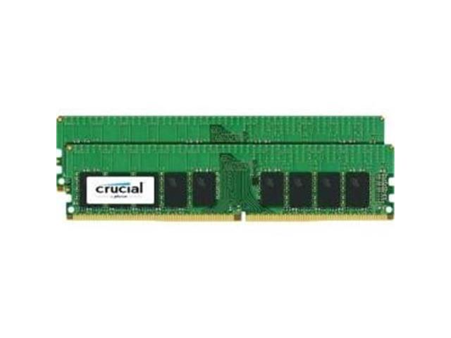 Crucial - DDR4 - 32 GB: 2 x 16 GB - DIMM 288-pin - 2133 MHz / PC4-17000 - CL15 - 1.2 V ...