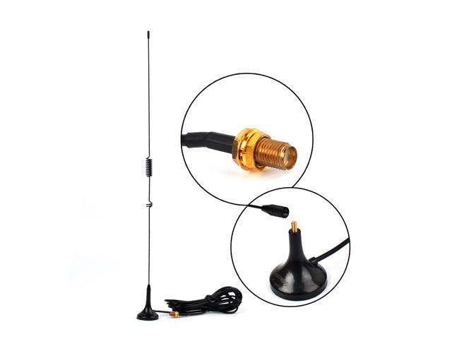 HYS UT-106UV Radio Antenna Magnetic Mount High Gain VHF&UHF 2M/70CM Sma ...