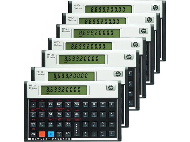 HP 12C Platinum Financial Calculator HEWF2231AA - 7 Count - Newegg.com