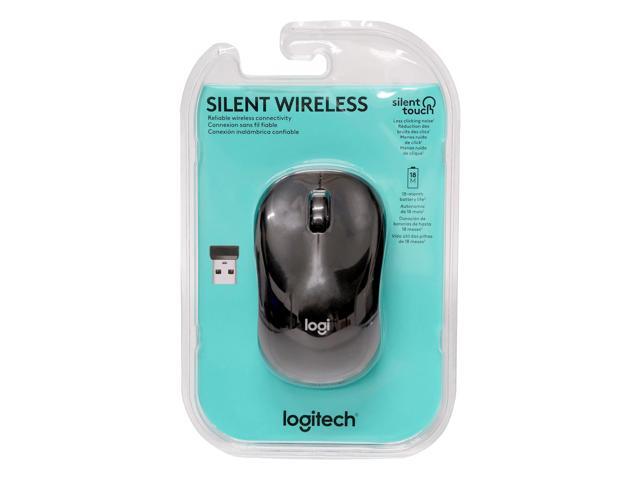 Logitech Silent Touch Wireless Mouse (Black) - Newegg.com