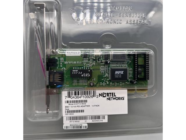 Nortel 10/100Mbps Ethernet Card - Newegg.com