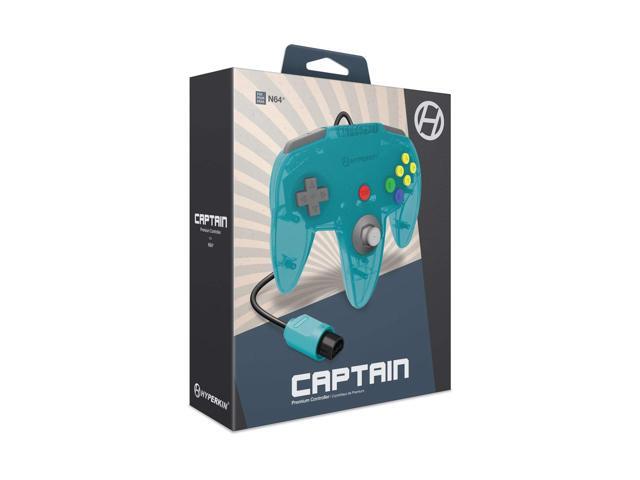 Hyperkin Nintendo 64 "Captain" Premium Controller For N64 - Turquoise ...