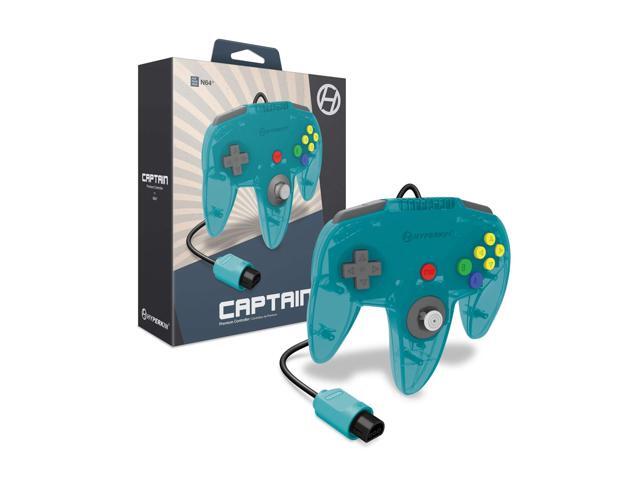 Hyperkin Nintendo 64 "Captain" Premium Controller For N64 - Turquoise ...