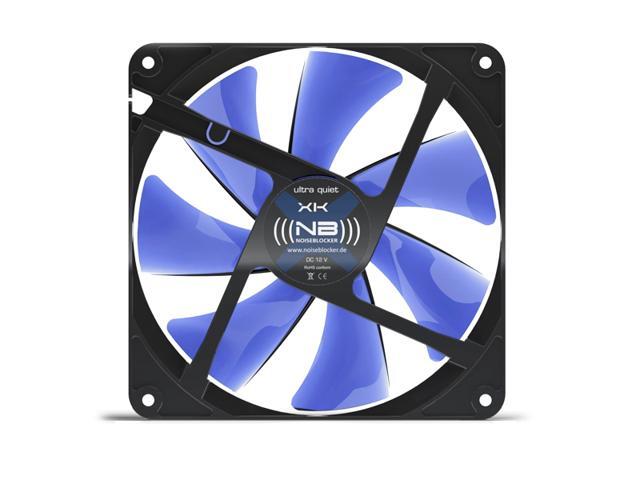 NoiseBlocker NB-BlackSilentFan XK-2 140mm x 25mm Ultra-silent Fan, 1100 ...