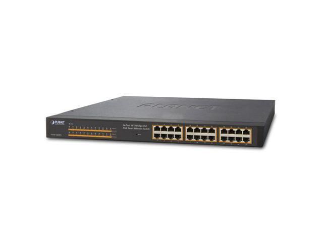 PLANET FNSW-2400PS 24-Port 10/100 Mbps PoE Web Smart Ethernet Switch ...