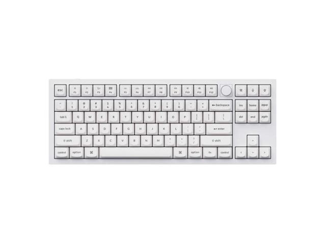 KEYCHRON Q3-P3 Q3 White with Knob - Gateron Pro Brown - Newegg.ca