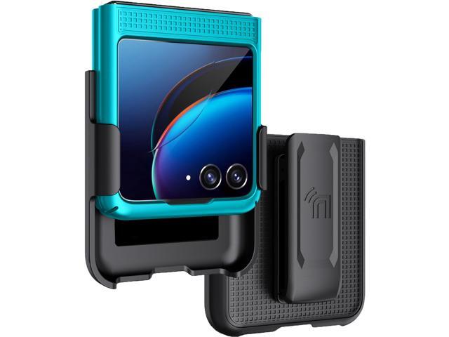 Aqua Teal Mint Hard Case and Belt Clip for Motorola RAZR Plus (2023 ...