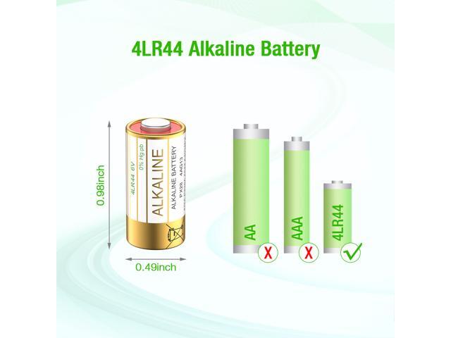EBL 10PCS 4LR44 6V Alkaline Battery A544 4G13 PX28A Batteries for ...