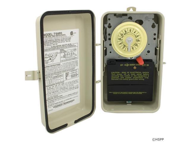 Intermatic 40A 277V 4000W Gray Raintight Outdoor Timer T104RD89 ...