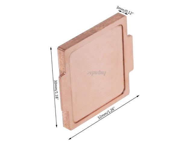 CPU Pure Copper Cover IHS Cooling For 6700K 7700K 8700K 115x Interface ...