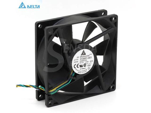 for delta AUB0912VH 9cm 90mm 90*90*25MM 92*92*25MM 9225 DC 12V 0.60A 4 ...
