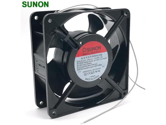 New SUNON 12038 DP200A 2123XBL fan exhaust fan 220V 12CM 120*120*38MM 1238 12038 double ball ...
