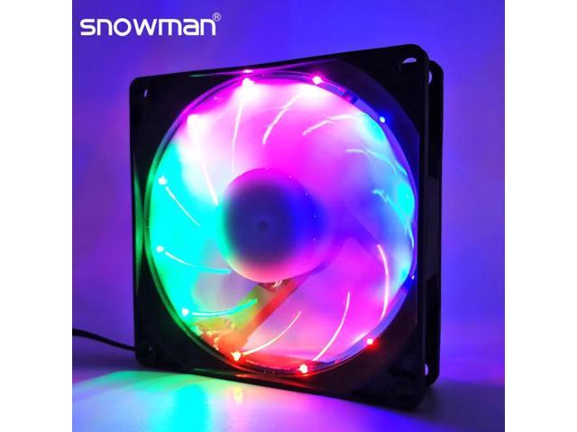 90mm 4 Pin PWM Fan 92mm Computer Case Fan Silent 9CM CPU Cooling Fan ...