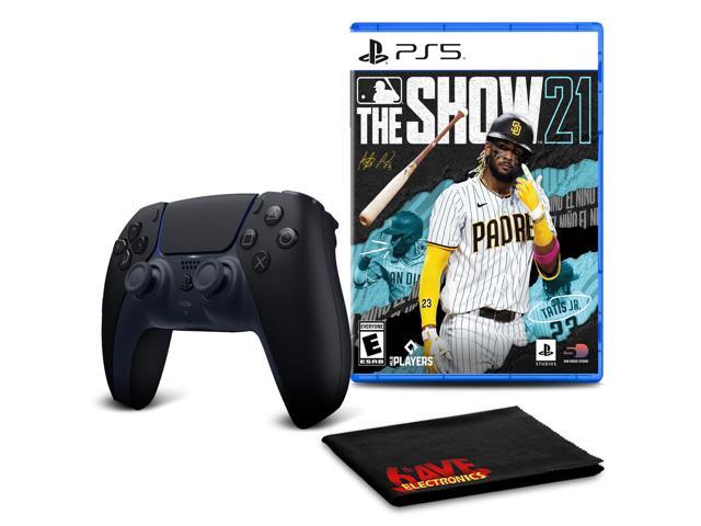 PS5 DualSense Wireless Controller (Midnight Black) with MLB The Show 21 ...