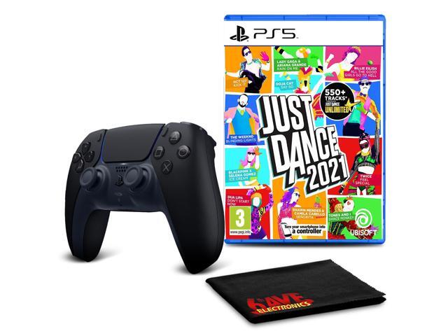 PS5 DualSense Wireless Controller (Midnight Black) with Just Dance 2021 ...
