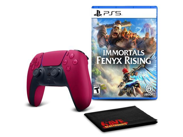 Ps5 Dualsense Wireless Controller Cosmic Red With Immortals Fenyx