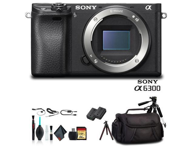Refurbished: Sony Alpha a6300 Mirrorless Camera Black ILCE6300/B With ...