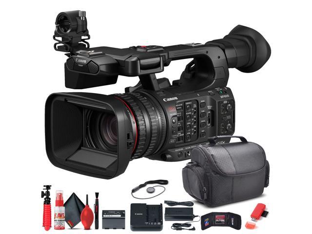 Canon XF605 UHD 4K HDR Pro Camcorder (5076C002) + Bag + Card Reader ...