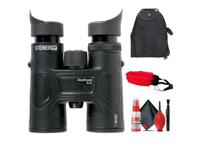 Steiner SkyHawk 4.0 8x32 Binoculars (23360900) Bundle with Padded ...