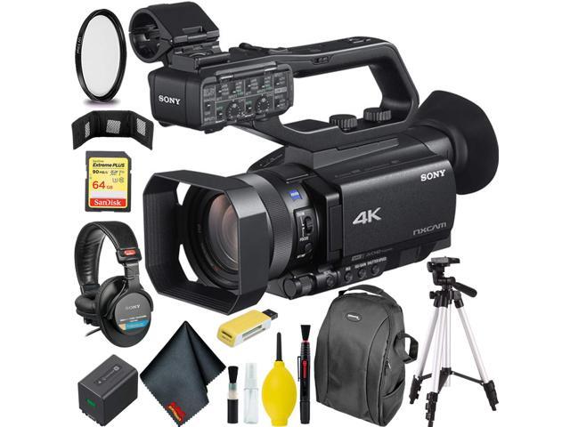 Sony HXR-NX80 4K NXCAM with HDR & Fast Hybrid AF Bundle w/Professional ...