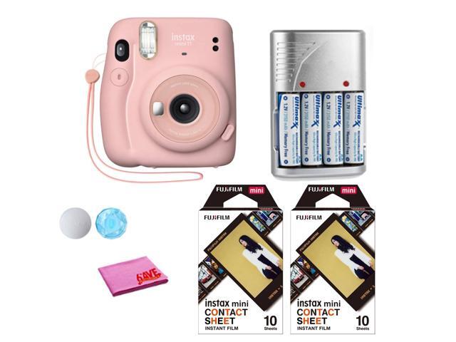 Fujifilm Instax Mini 11 Instant Film Camera (Pink) with 20 Contact ...
