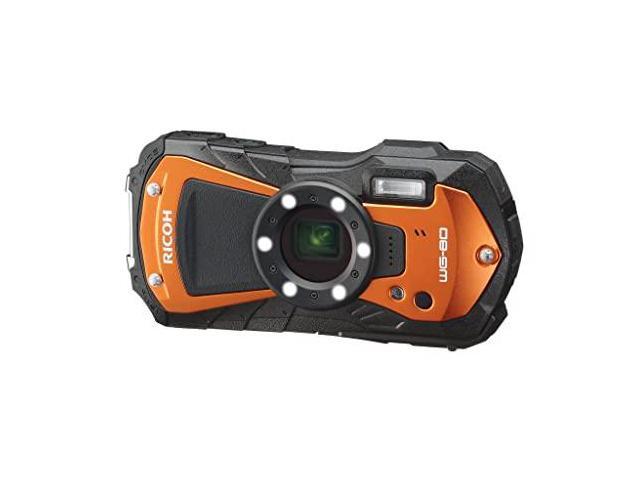 Ricoh WG-80 Orange Waterproof Digital Camera Shockproof Freezeproof ...