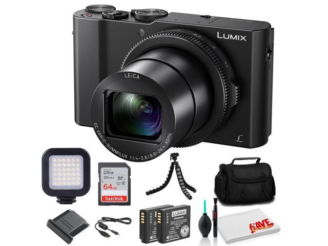 Panasonic Lumix DMC-LX10 Digital Camera (DMC-LX10K) Pro Bundle - Newegg.com