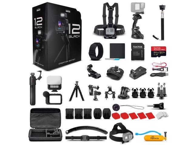 GoPro HERO12 Creator Edition - Action Camera + 64GB + 50 Piece ...