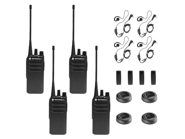 Motorola CP100D Analog UHF Portable Non-Display Two Way Radio, 16 ...