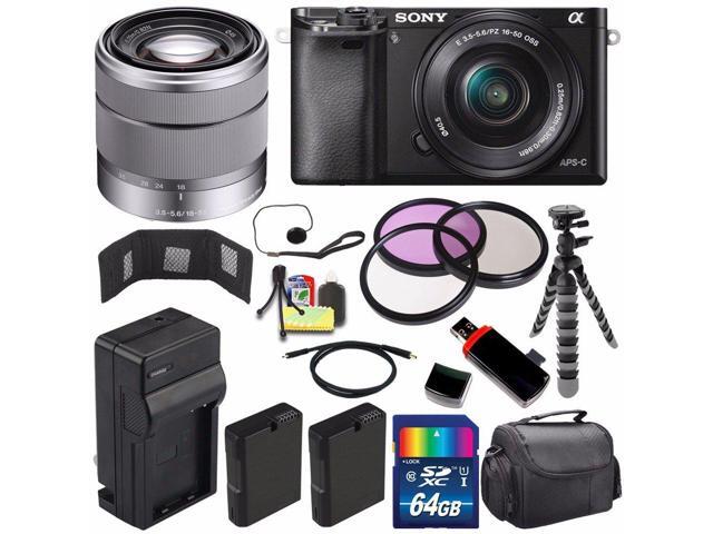 Refurbished: Sony Alpha a6000 Mirrorless Digital Camera with 16-50mm ...